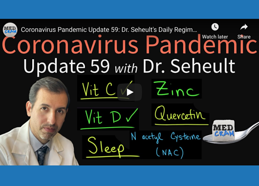 Coronavirus Pandemic Update: Dr. Seheult's Daily Regimen — Vitamin D ...
